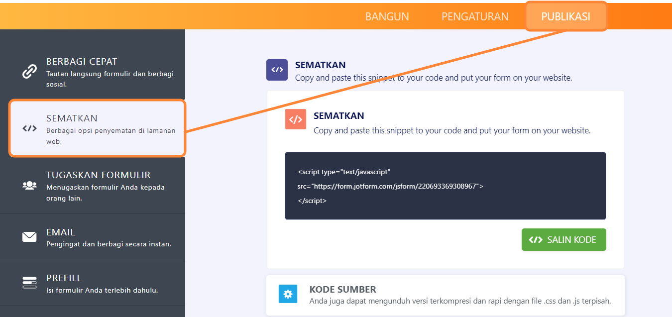 Cara Mendapatkan Kode Sumber Lengkap Formulir Anda