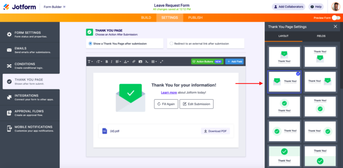 Introducing Jotform’s new Thank You page | The Jotform Blog