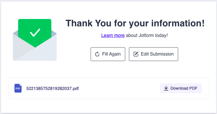 Introducing Jotform’s new Thank You page | The Jotform Blog