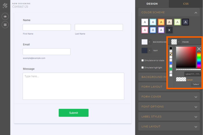 How to Make the Form Background Transparent