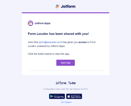 How to Share Jotform Apps