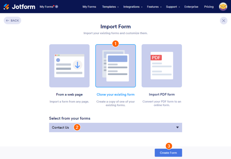 How to Clone an Existing Form From Your Account