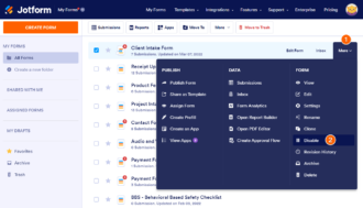 How to Enable or Disable a Form