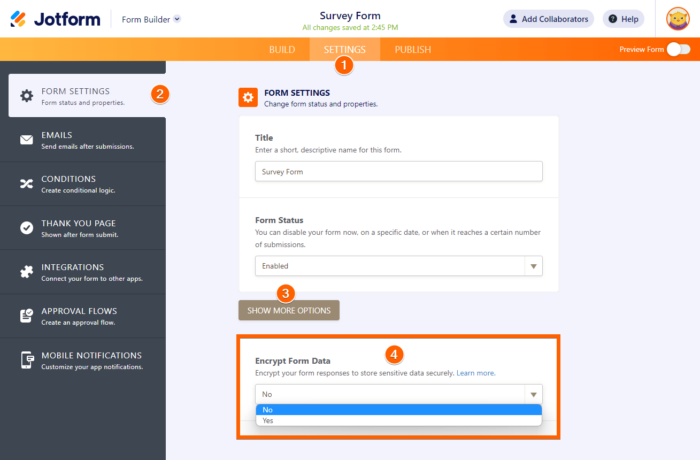 Encrypted Forms and How to Use Them