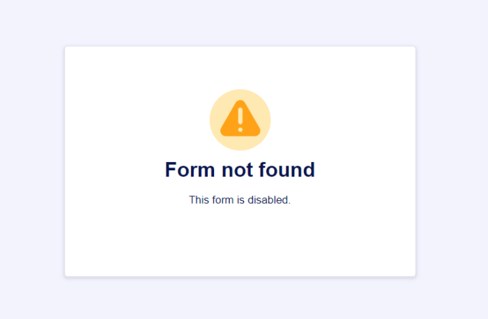 Understanding Common Form Errors