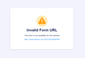 Understanding Common Form Errors