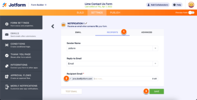 How to Properly Add, Change, and Test a New Email Recipient Address
