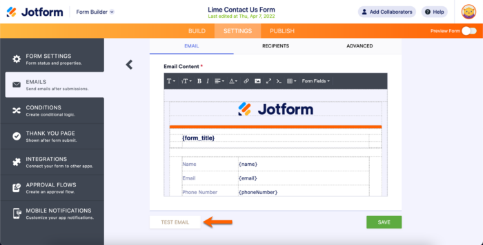 How to Properly Add, Change, and Test a New Email Recipient Address