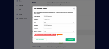 How to Set up SMTP for a Form