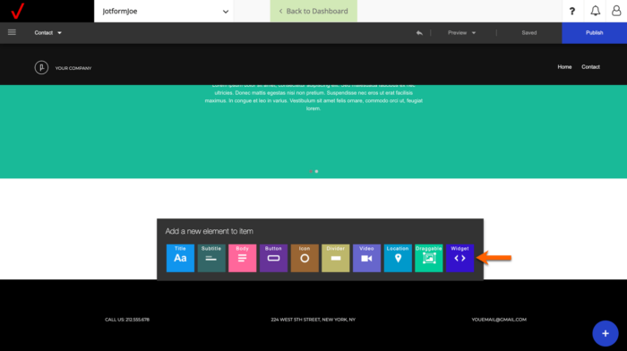 How to Add Forms to Verizon Website Builder