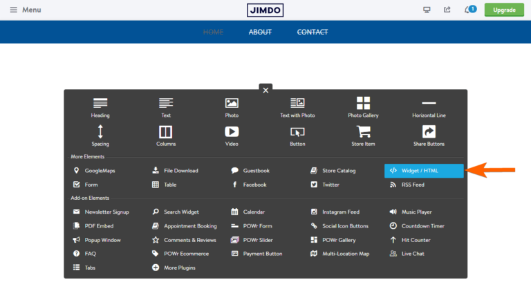 Ein Formular zu einer Jimdo-Seite hinzufügen