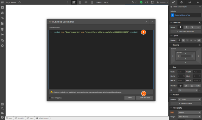 How to Add a Form to Webflow