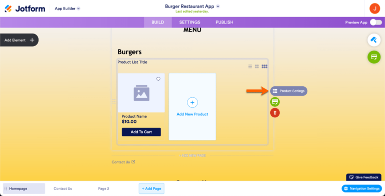 How to Add New Product List to an Existing App