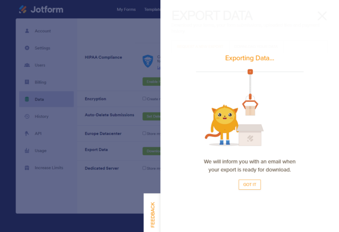 How to Export All of Your Data at Once