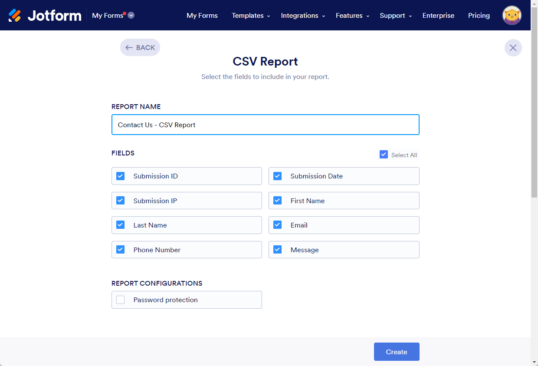 How to Create a CSV Report