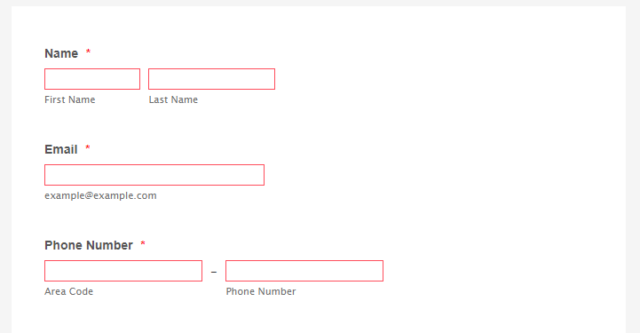Managing Field Error States and Highlight Effect