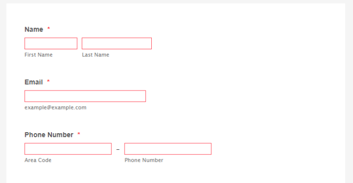 Managing Field Error States and Highlight Effect