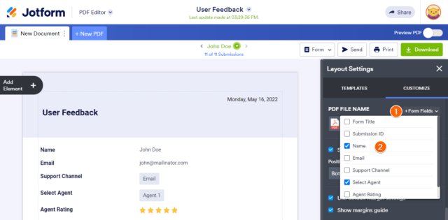 How to Change PDF Attachment Filename?