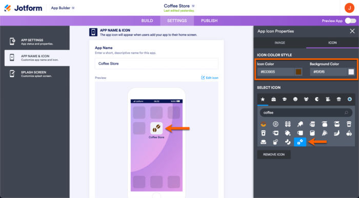 How to Change the Store Name and Icon