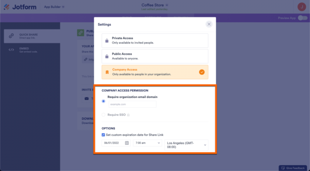 How to Share your Jotform Store