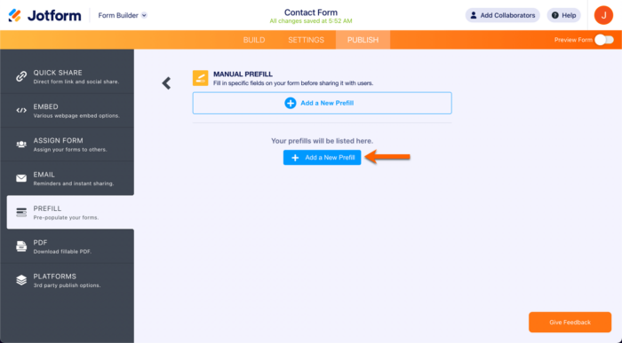 How to Prefill Form Fields With Data You Provide with Manual Prefill?