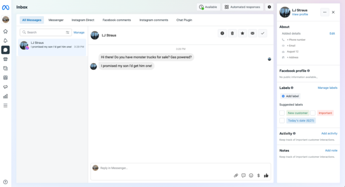 Announcing Messenger and WhatsApp chat options for your forms | The ...