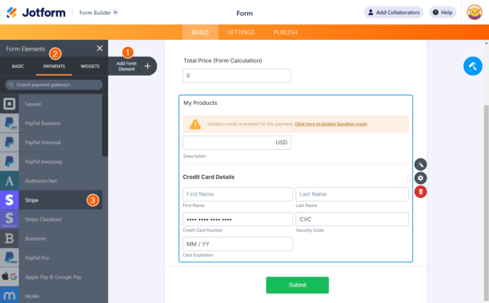 How to Pass a Calculation to a Payment Field