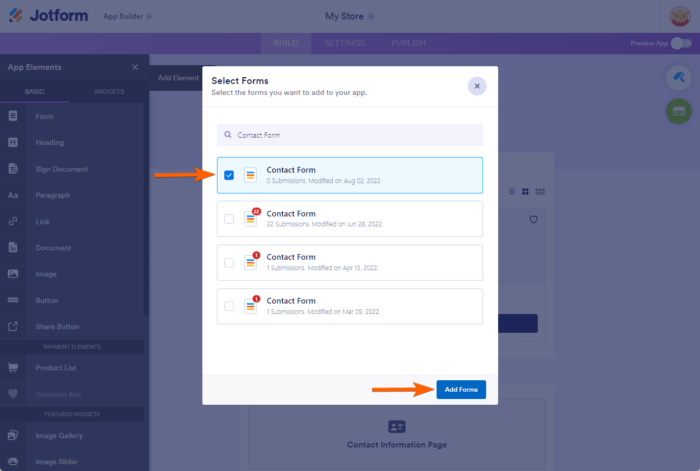 How to Embed Forms Into a Store