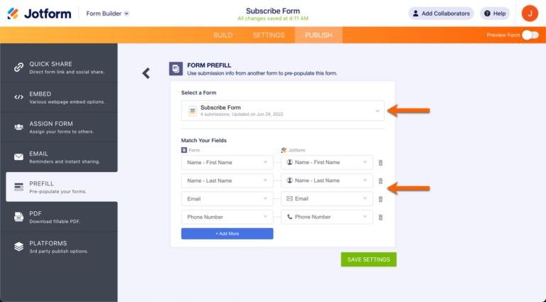 How to Prefill Form Fields With Data From Another Form With Form Prefill?