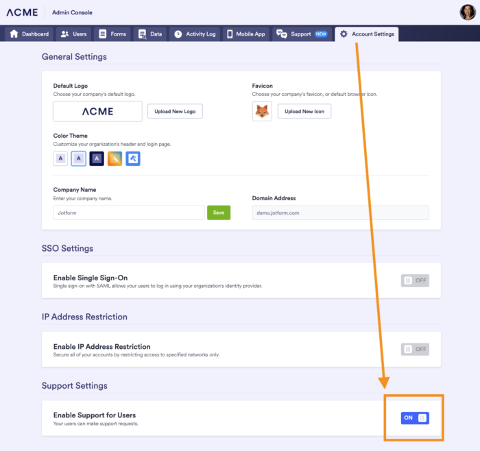 Announcing the new Jotform Enterprise support ticketing system | The ...