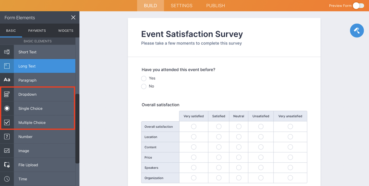 Questions pour sondage 101 : exemples et conseils | The Jotform Blog
