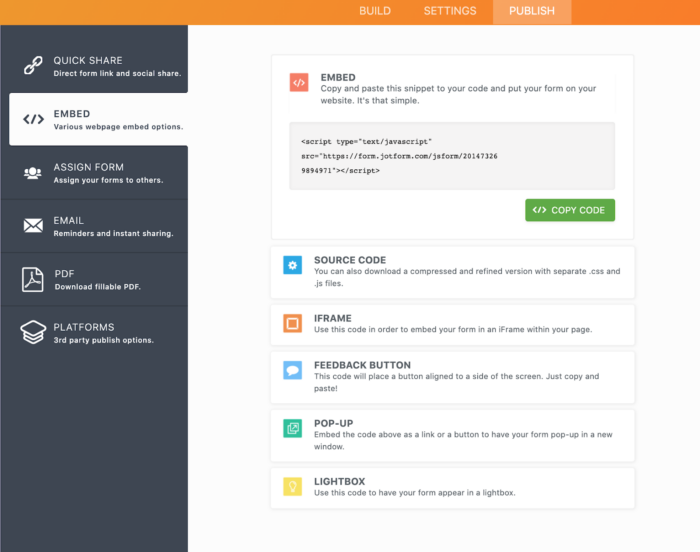 How to embed a form on a Thinkific page | The Jotform Blog