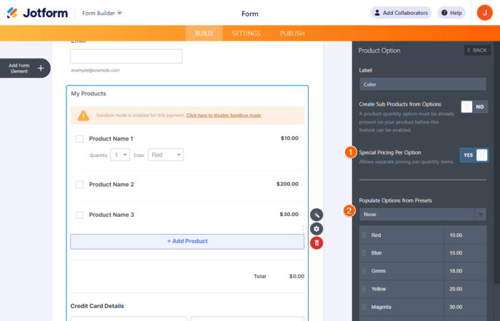 How To Set Up the Special Pricing Option in Payment Form