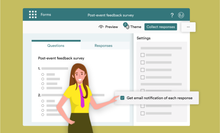 How to set up Microsoft Forms email notifications | The Jotform Blog