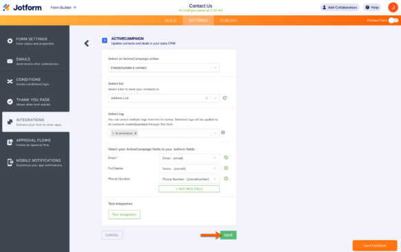How To Integrate ActiveCampaign With Your Form