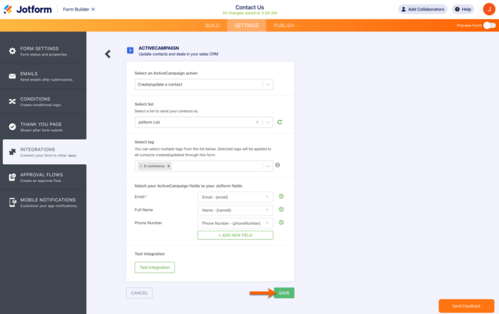 How To Integrate ActiveCampaign With Your Form