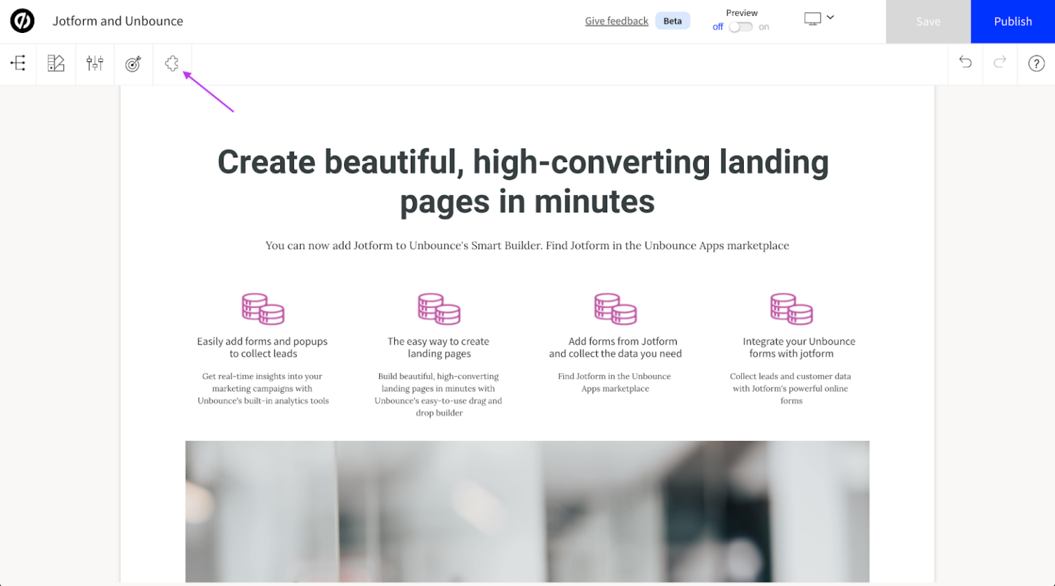 Embed Jotform into the new Unbounce Smart Builder | The Jotform Blog