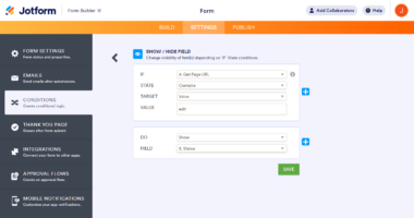 How to Show or Hide Fields on Edit URL