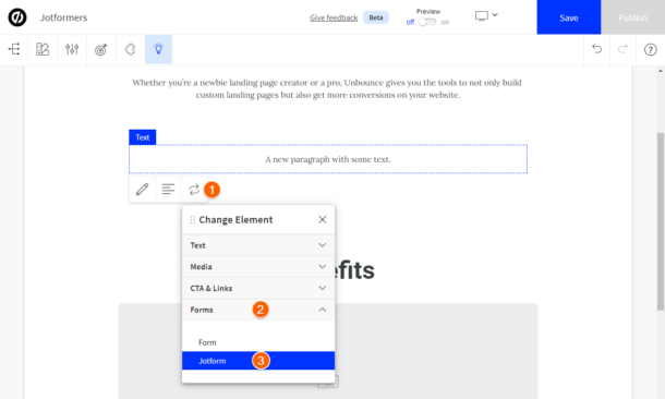 How to Embed a Form to the Unbounce Smart Builder