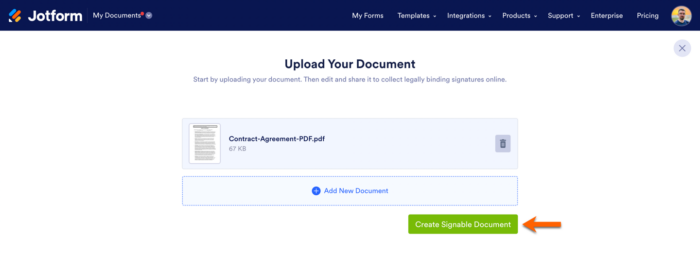 How to Upload Your PDF to Jotform Sign