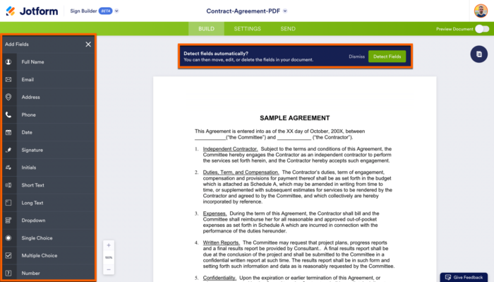 How to Upload Your PDF to Jotform Sign