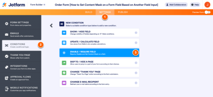 How to Set Content Mask on a Form Field Based on Another Field Input