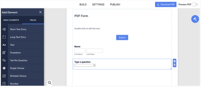 Comment créer un formulaire PDF à remplir sans Acrobat | The Jotform Blog