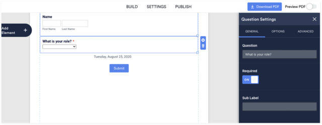 Comment créer un formulaire PDF à remplir sans Acrobat | The Jotform Blog