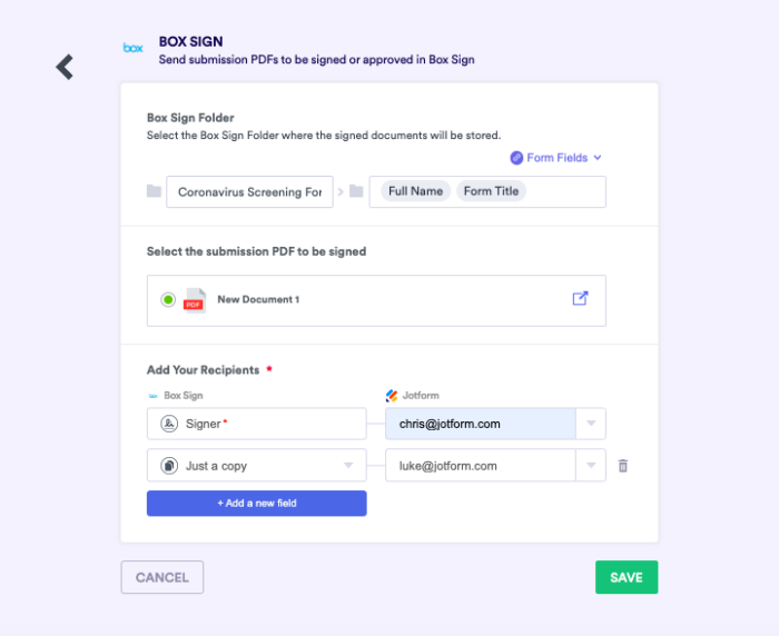 Introducing our new Box Sign integration | The Jotform Blog