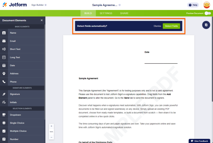 How to Upload Your PDF to Jotform Sign