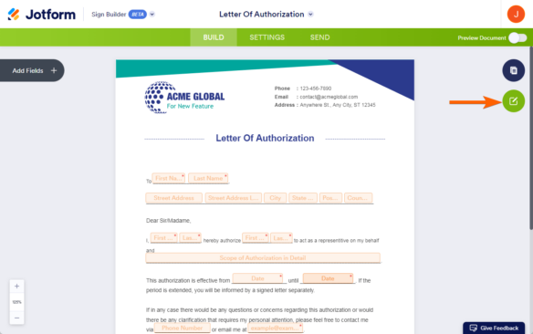 How to Use a Sign Template and Customize it in Sign Builder