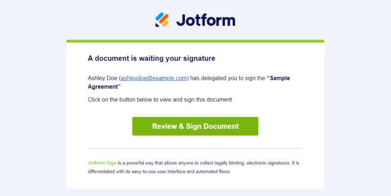 How to Allow Signers to Delegate the Document to Other Signers