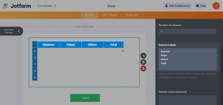 How to Set Up the Spreadsheet Widget?