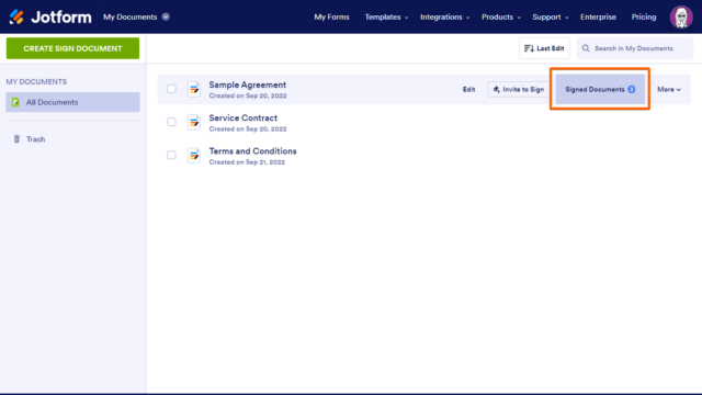 How to Download Your Signed and Completed Document